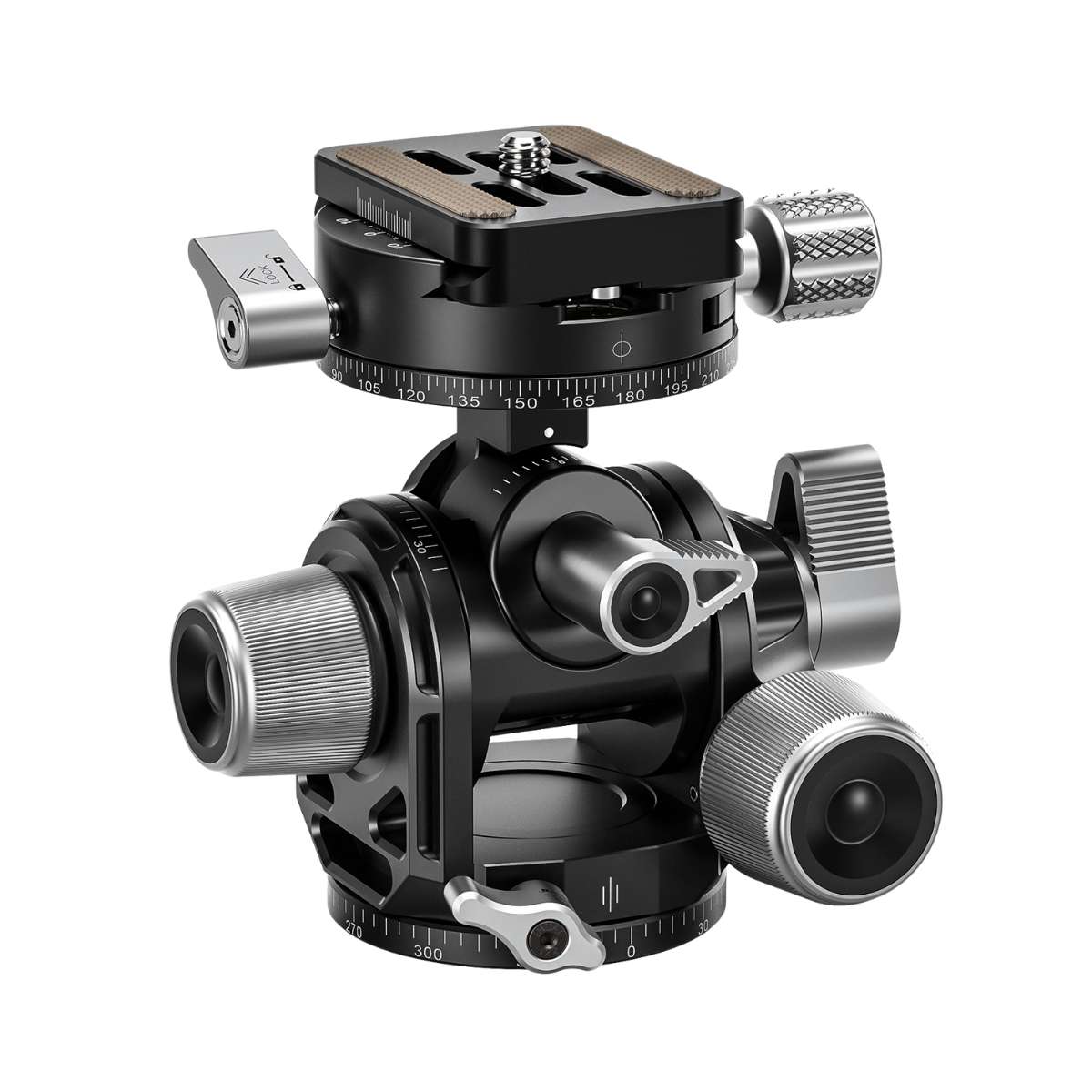 Leofoto G3 3D Pitch / Roll / Tilt Axis Geared Head — South West Optics