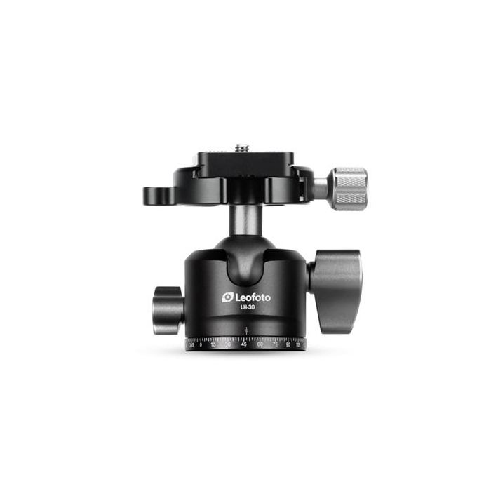 Leofoto Tripod 30mm 15Kg Ballhead LH-30 + QR Arca-Swiss Release Bubble ...