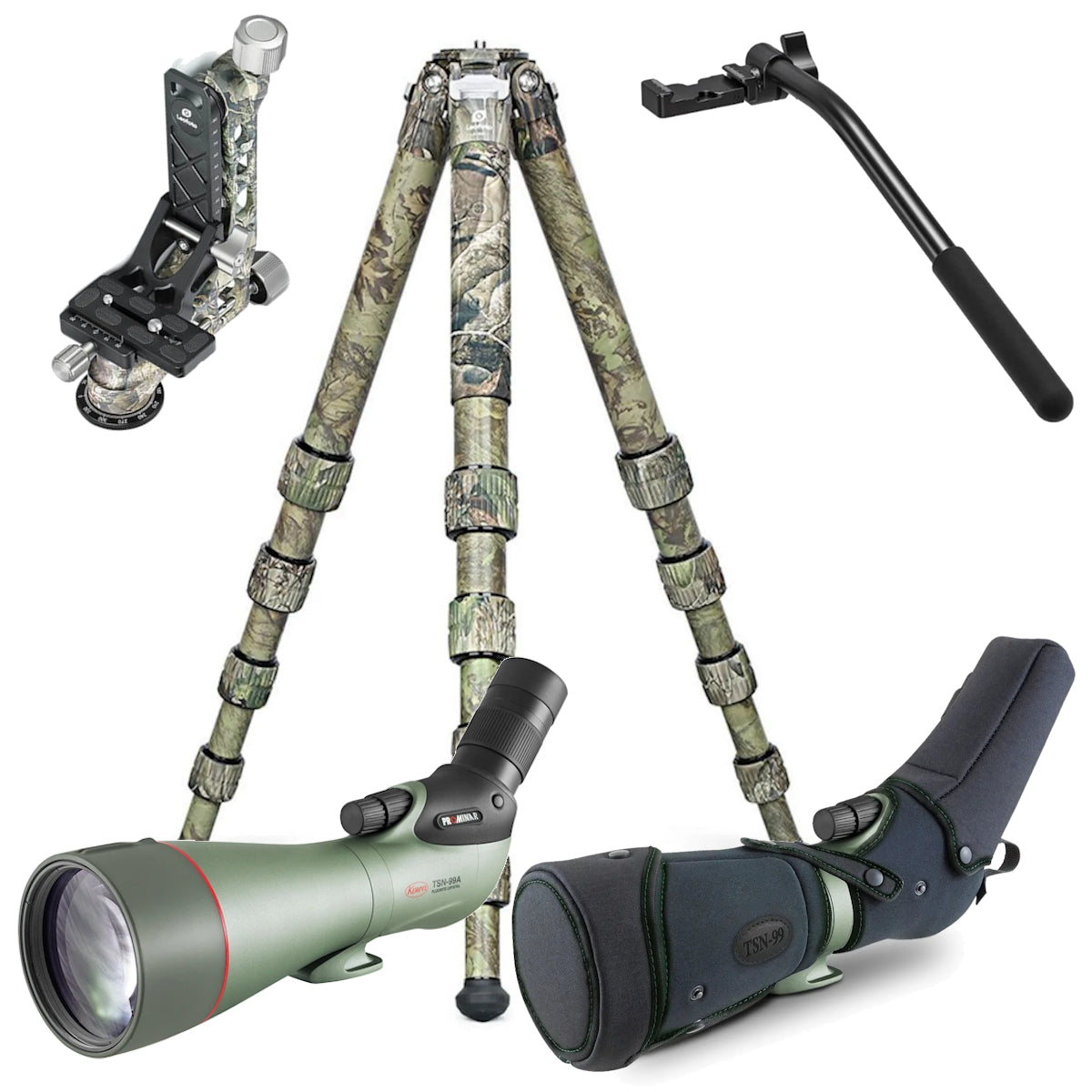 Kowa TSN 99A Prominar Angled Spotting Scope, 30-70x Wide Angle Zoom Ey ...