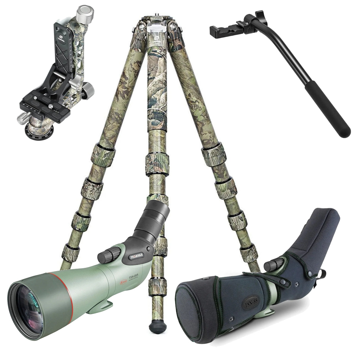 Kowa TSN 88A Prominar Angled Body Spotting Scope, 25-60x Wide Zoom Eye ...