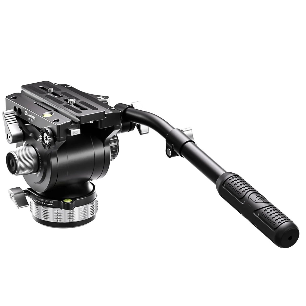 Leofoto BV-20 Pro Fluid Video Head with Lever Lock Arca Compatible QR ...