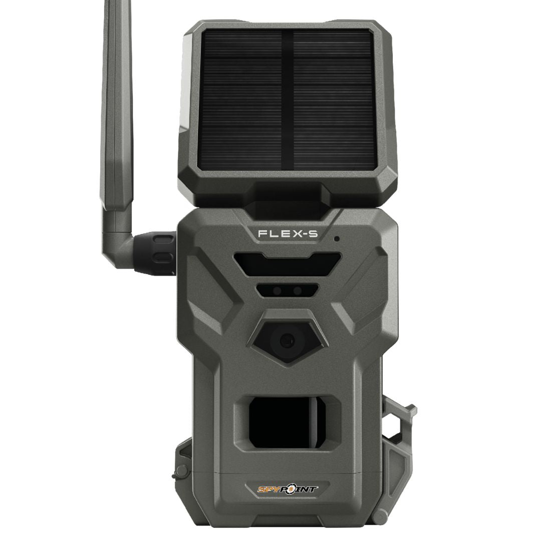 Spypoint FLEX-S Solar Powered LTE 4G 36MP 1080p Grey Trail Camera ...