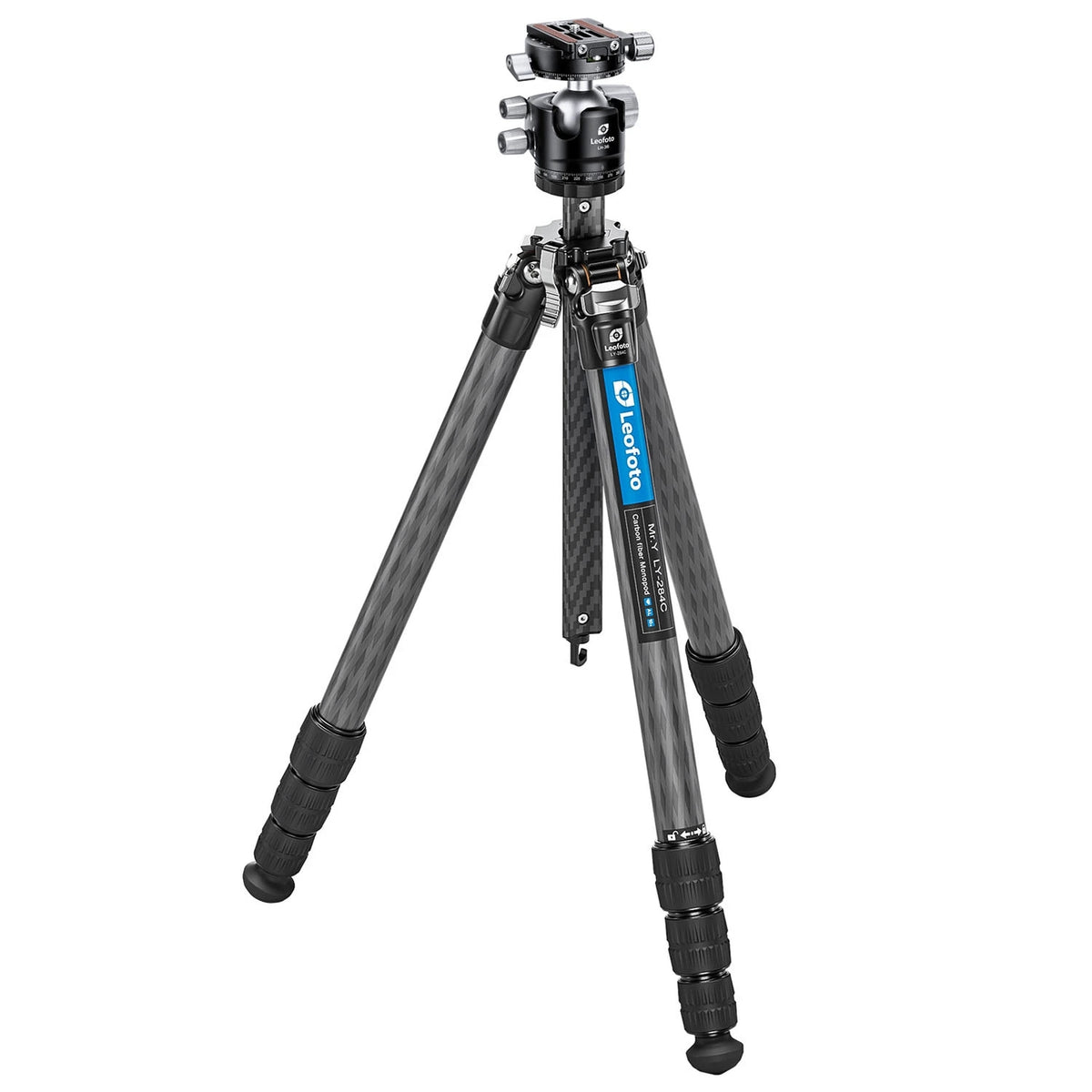 Leofoto LY-284C Carbon Fibre Tripod with LH-36R Low Profile Ball Head ...